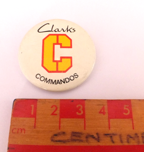 VINTAGE CLARKS COMMANDOS PIN BADGE | eBay UK