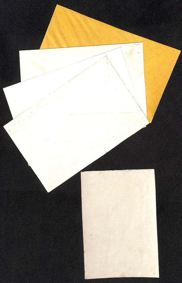 Railroad Stationary 4 Different Envelopes & Half of a 1921 Santa Fe ...