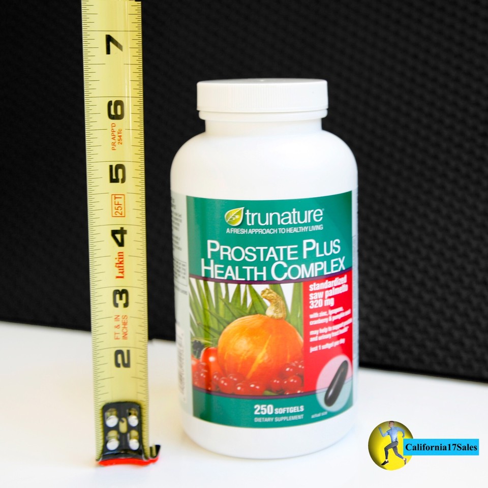 Trunature Saw Palmetto Prostate Health Complex with Zinc, Lycopene 250 ...