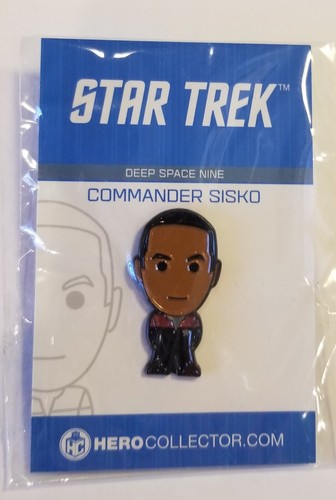 Eaglemoss Star Trek Pin COMMANDER SISKO Hero Collector Next Generation ...