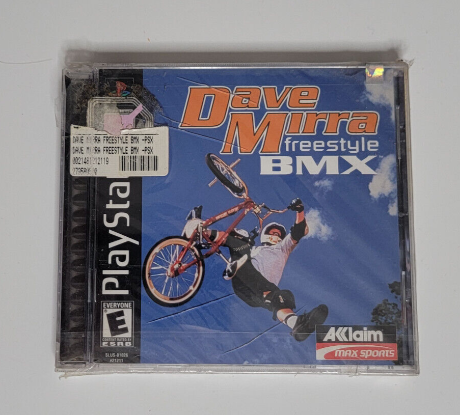 **Cracked Case** Dave Mirra Freestyle BMX SEALED PlayStation 1 PS1 ...