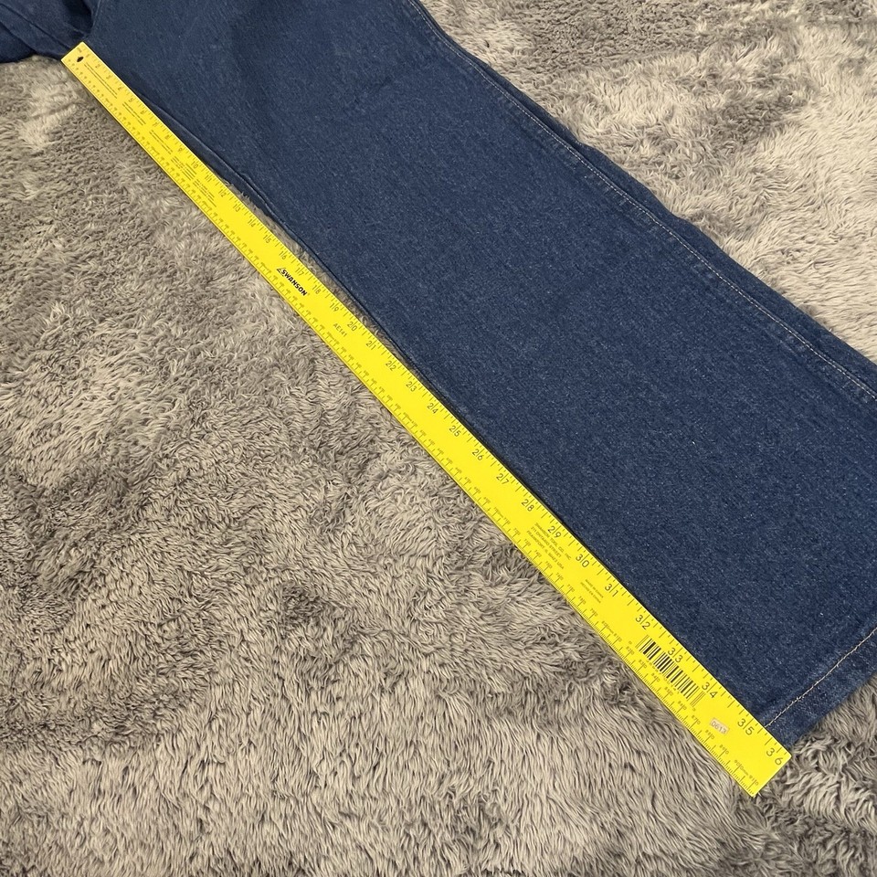 Wrangler Pro Rodeo Jeans Mens 38x36 Blue Cowboy Cut 100% Cotton Denim ...