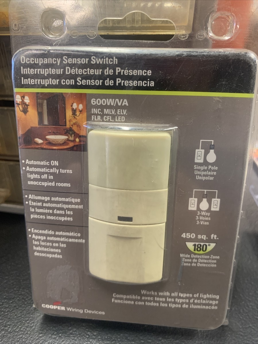 Cooper 3 Way Motion Switch OSW/VSW D 010 Dual Tech 0 10V Sensor