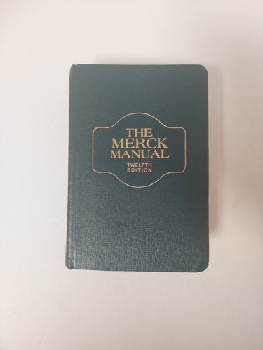 The Merck Manual Twelfth Edition Hardcover 1972 Medical Reference Book ...
