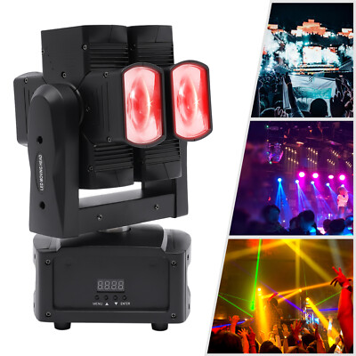RGBW LED Laser Moving Head Stage Light DMX Effect Lamp For DJ Disco ...
