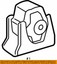12361-28230 Toyota Insulator, engine mounting, front(for transverse ...