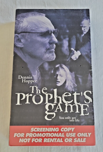 The Prophet's Game - Dennis Hopper VHS Screener *NEW* Sealed Universal ...
