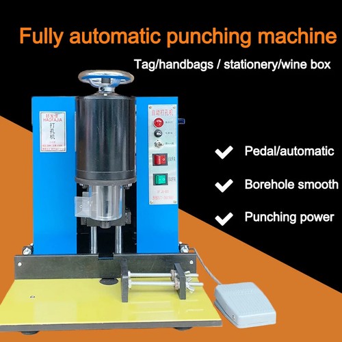 HFJ-01 Automatic Punching Machine for Tag Handbag Plastic Sheet Cloth ...