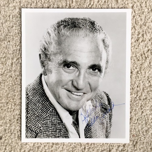 Sheldon Leonard American Actor Signed Autographed Black and White Photo ...