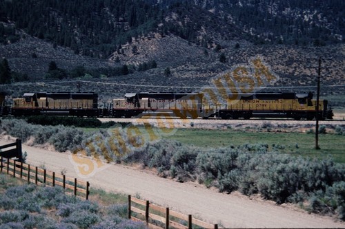 Vtg 1988 Train Slide 3399 UP Union Pacific Engine X1D199 | eBay