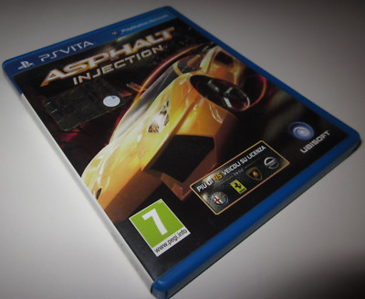 ASPHALT INJECTION-PAL-ITALIANO-SONY PS VITA-COMPLETO-OTTIM STATO RARITA ...