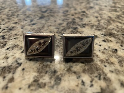 Vintage Swank Cufflinks Silver Toned Set Of 2 | eBay
