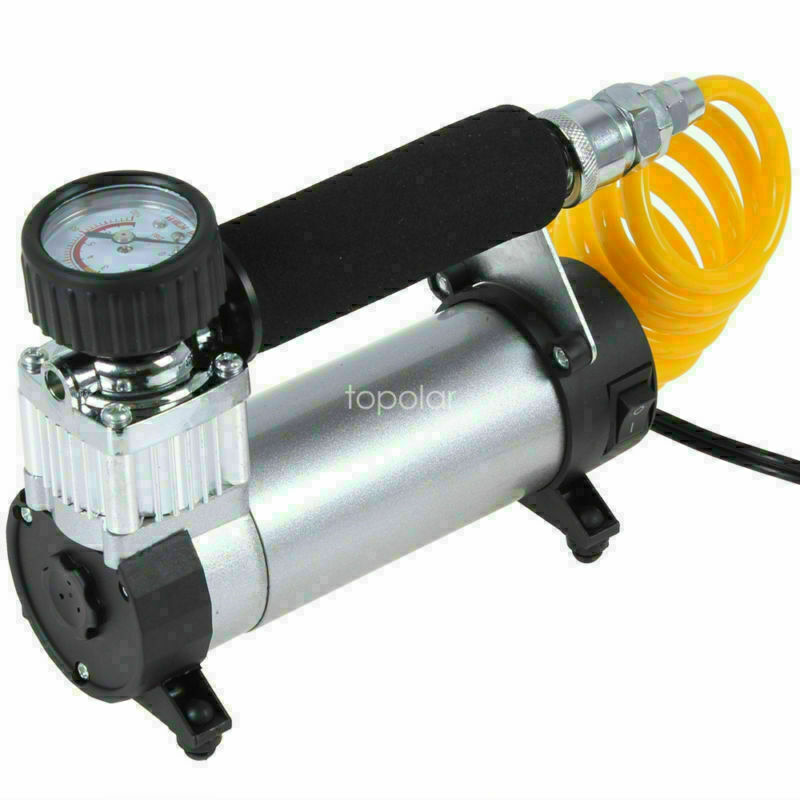 100psc Heavy Duty Portable Air Compressor Car Van Tyre Tire Inflator ...