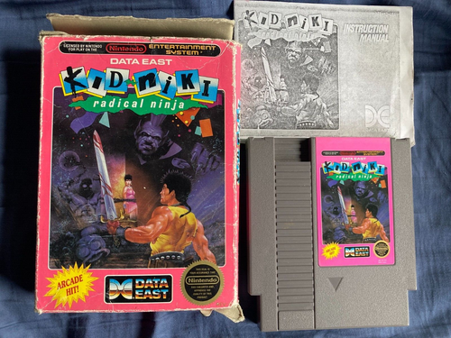 KID NIKI NES NINTENDO GAME CARTRIDGE, BOX, SLEEVE, MANUAL. 45496630218 ...