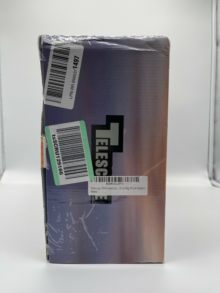 TELMU Telescope 70mm Aperture 400mm AZ Mount Astronomical Refracting ...