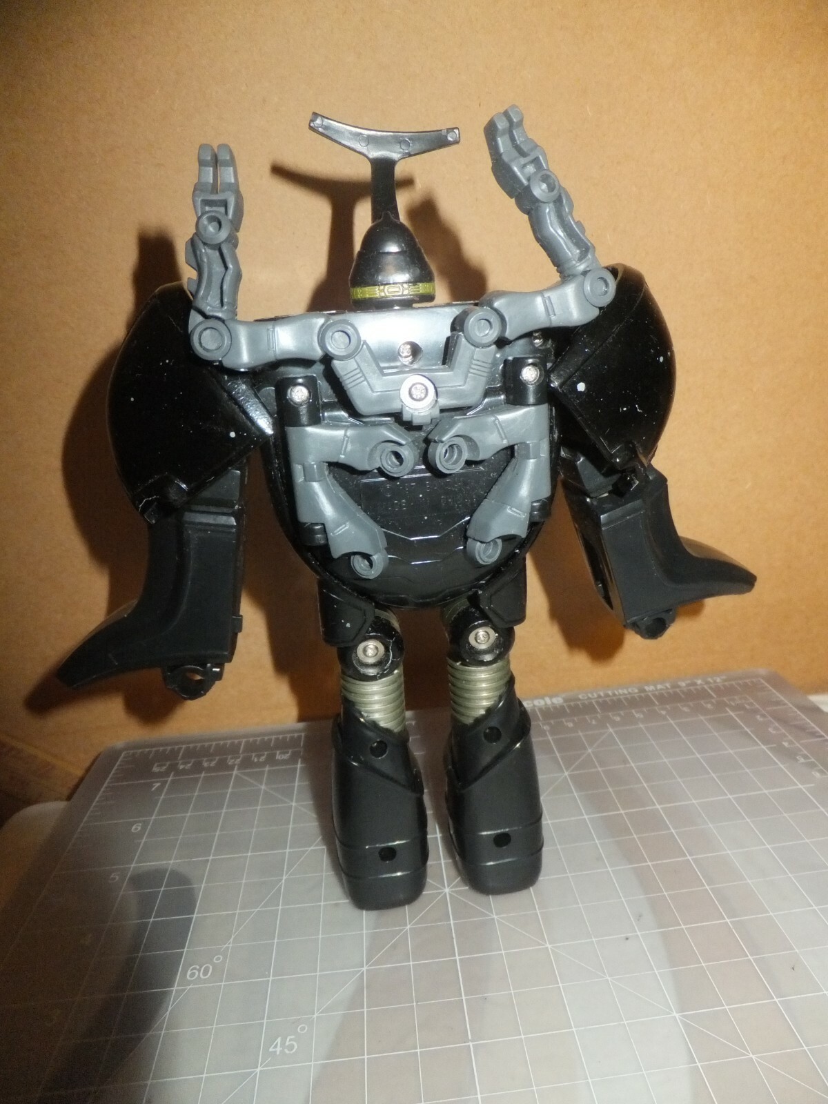 Rare 1997 Bandai Beetleborgs Battleborg Roboborg 9" action figure Metal ...