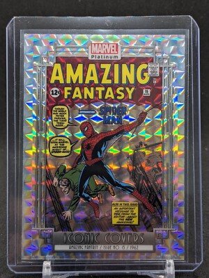 2023 Marvel Platinum Iconic Covers Mosaic Rainbow Complete Set IC01 ...