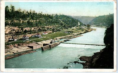 HIGH BRIDGE, KY Kentucky GOVERNMENT LOCK 1909 Detroit Postcard | eBay