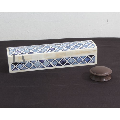 Home Décor Blue Bone Inlay Box | eBay