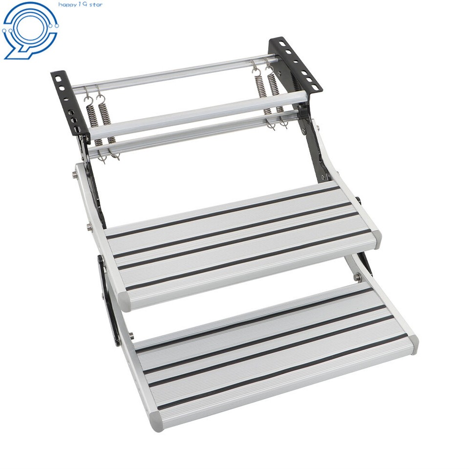 2 Step Pull Out Retractable RV Camper 21.65''W Steps Stair Anti-Slip ...