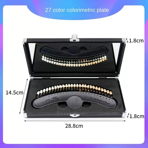 Aluminum Shell Dental 27-Color Teeth Whitening Kit Tooth Comparison ...