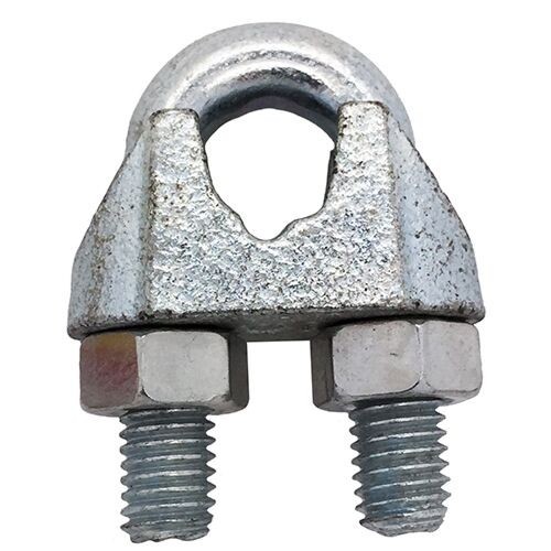 WIRE ROPE CABLE FIXING FIXINGS GRIP GRIPS U BOLT CLIP CLIPS CLAMP 3mm ...