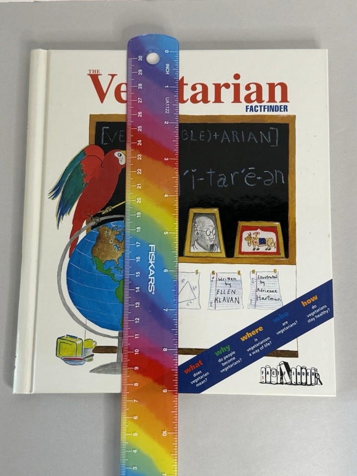 The Vegetarian FactfinderBook by Ellen Klavan First Printing 1996 | eBay