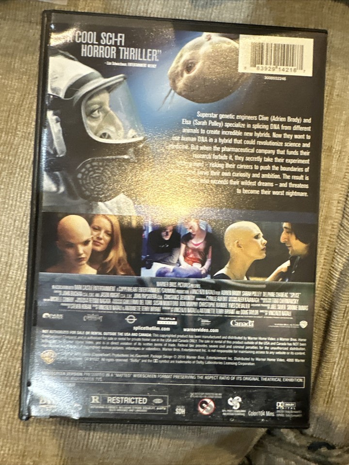 SPLICE (DVD 2010) BLOCKBUSTER Rental | eBay