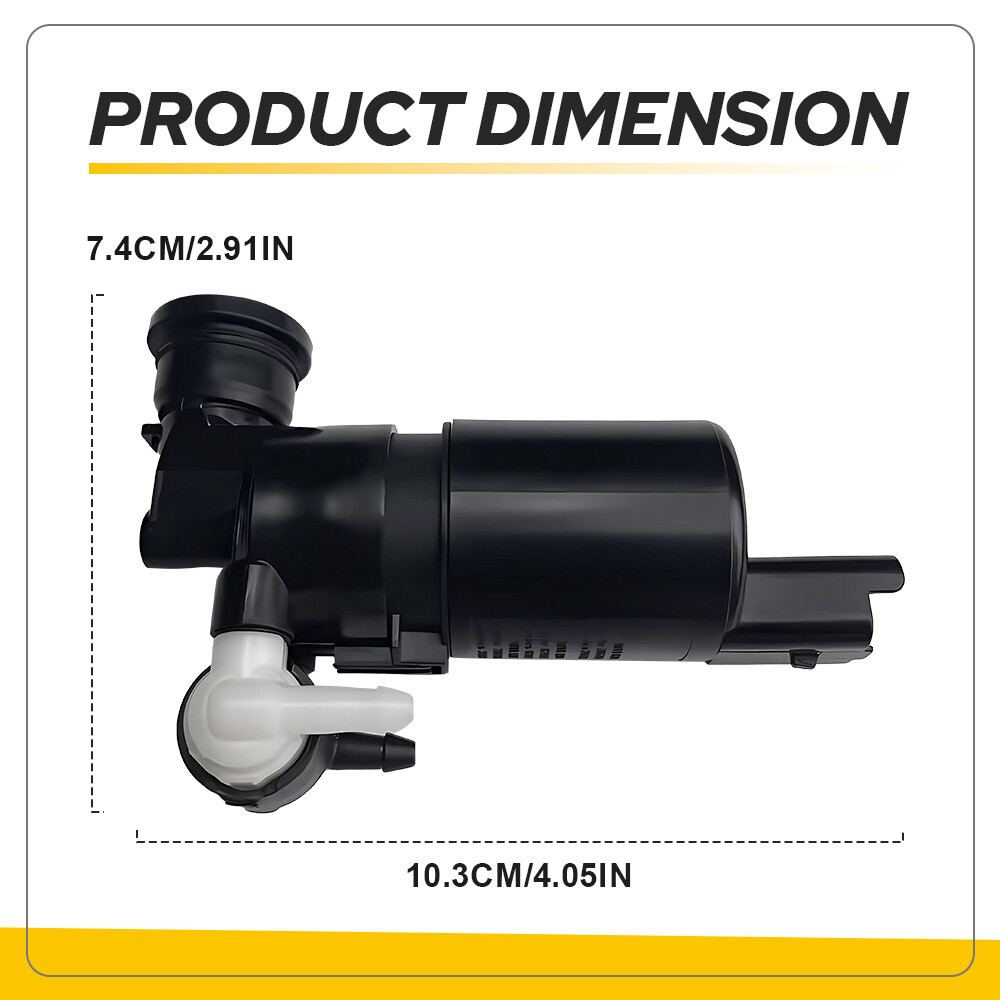 Front WindscreenA Washer Pump For Citroen Dacia Fiat Renault Peugeot ...