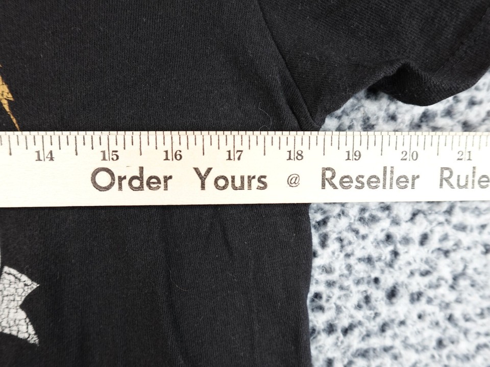 Vans Off The Wall Crop Top Tee Size Small Black with Red Roses Graphic ...
