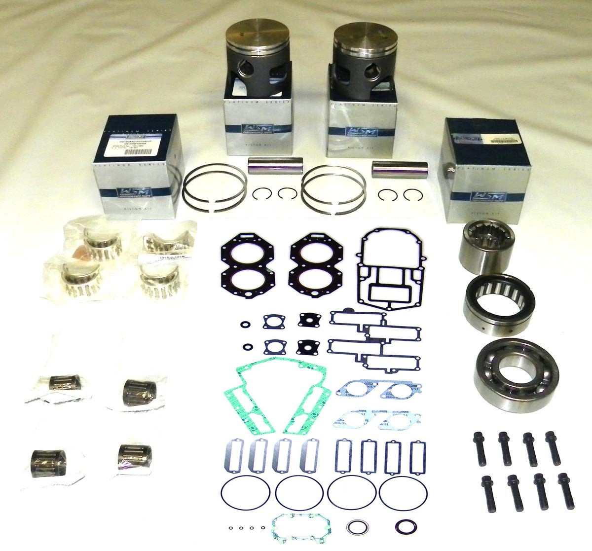 Power Head Rebuild Kit: Johnson / Evin 120 / 140 Hp 85-87 Looper STD ...