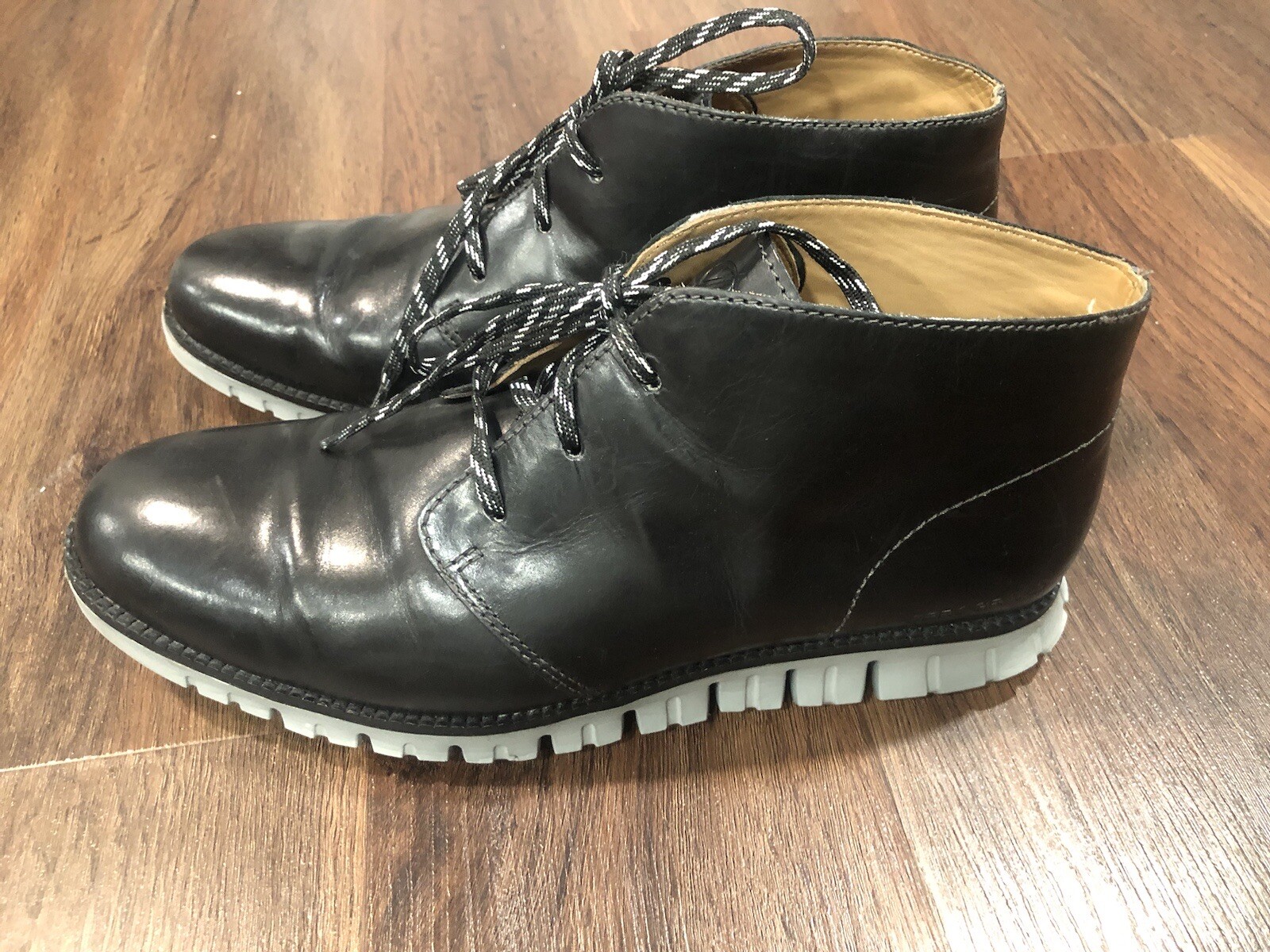 Cole Haan Men's Zerogrand Grand.os Leather Black Lace… - Gem