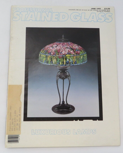 Professional Stained Glass Magazine June 1991 Luxurious Lamps | eBay