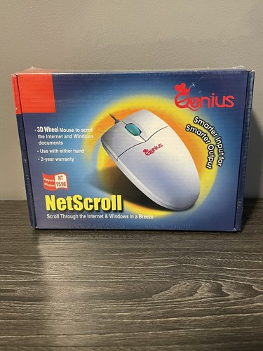 NOS Genius NetScroll PS/2 Mouse 91163200321| eBay