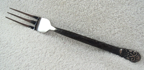 Avalon Barcelona Dinner Fork Gourmet Settings Black Hammered Stainless ...