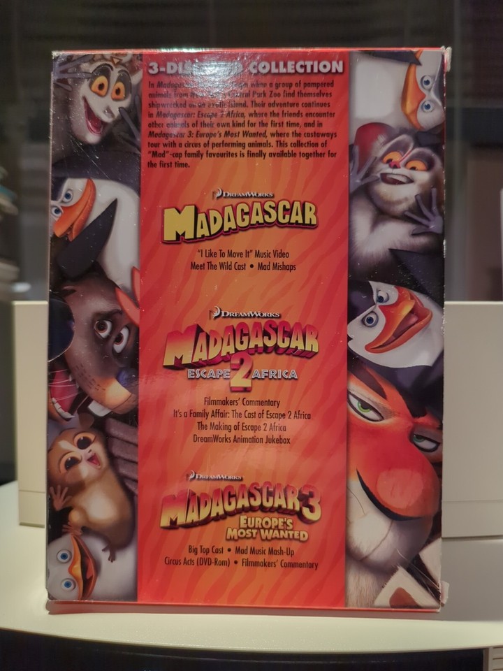Madagascar Box Set Dvd 5051189144639 | eBay UK