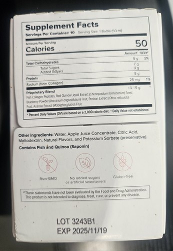 LIFEVANTAGE Truescience Liquid Collagen 10ea/box NEW UNOPENED | eBay