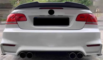 PSM Rear Spoiler Lip for 2007-2013 BMW 3 Series E93 Convertible 2DR ABS ...