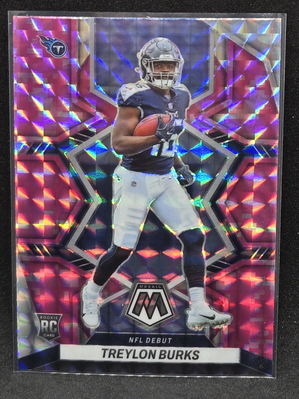 Treylon Burks 2022 Panini Mosaic Pink Camo Prizm Rookie RC #279 ...