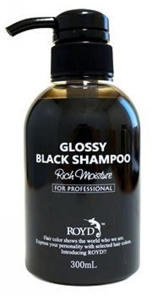 ROYD Shampoo Rich Moisture for Professional 300mL Glossy Black made in ...