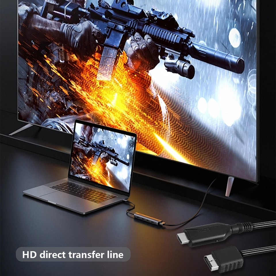 For Sony PS1/PS2 to HDMI Converter Game Console 1080p Cable Adapter ...
