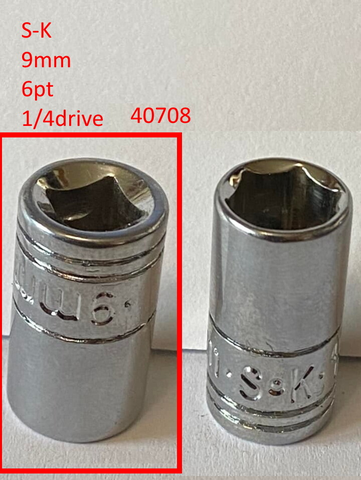 USA MADE 8MM 9MM 10MM Sockets 6pt 12pt 1/4 3/8 1/2 Drive , many Vintage ...