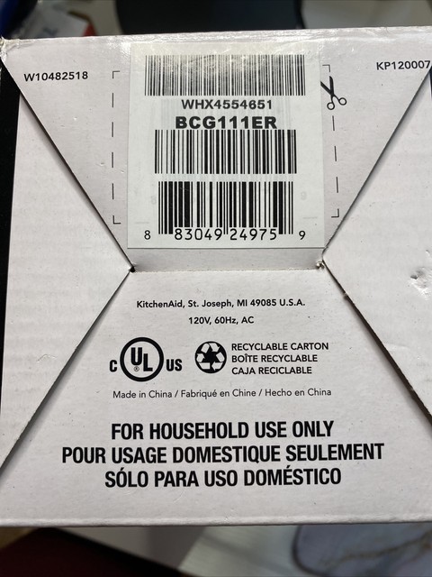 KitchenAid Blade Coffee Grinder - Red - BCG111ER for sale online | eBay