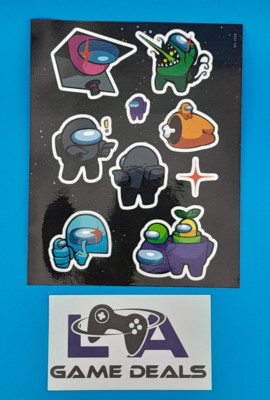 NEW - Among Us: Imposter Syndrome 4x6" STICKER SHEET by Lokii (9 total ...