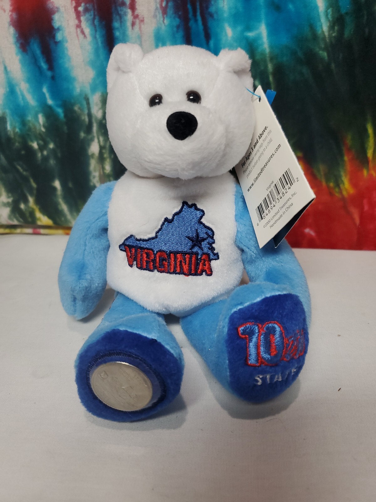 Virginia Limited Treasures Coin Bear New 50 States of America Bear | eBay