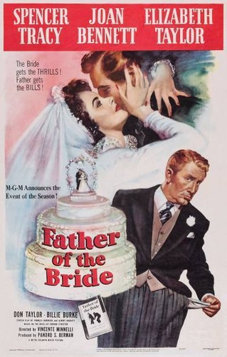 Father Of The Bride Poster Elizabeth Taylor Don Taylor OLD MOVIE PHOTO ...