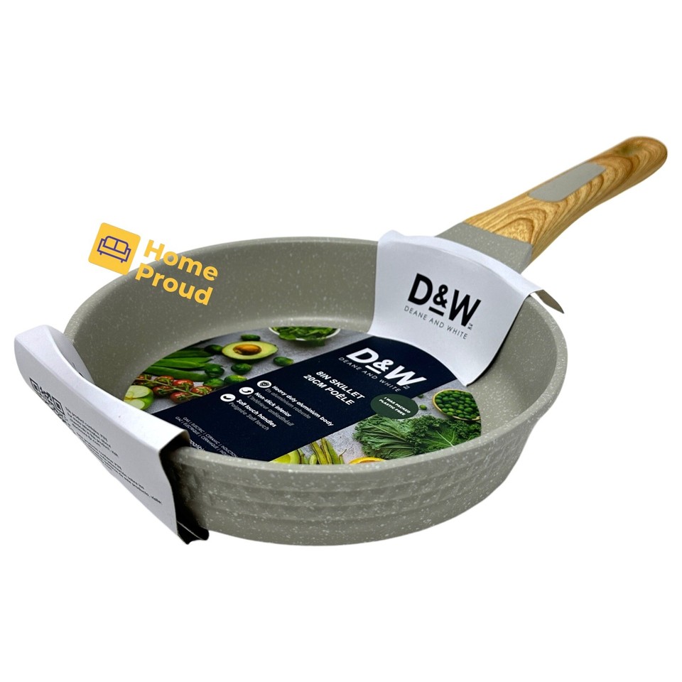 D&W Frying Pan Nonstick FRY Skillet 8 inch Deane&White Premium Kitchen ...