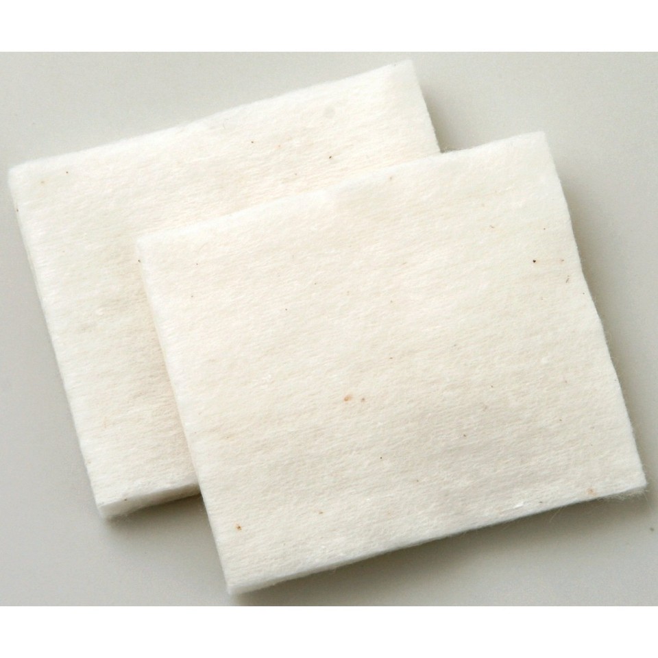 JAPANESE 100% Organic Cotton 200 Sheets Pads size:M 50 x 60mm Made in ...