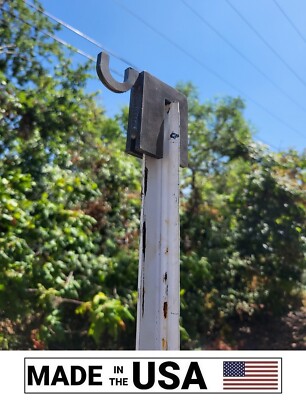 [SR] Steel Shooting Range Target T-Post Topper Hook NRA Metal Range ...