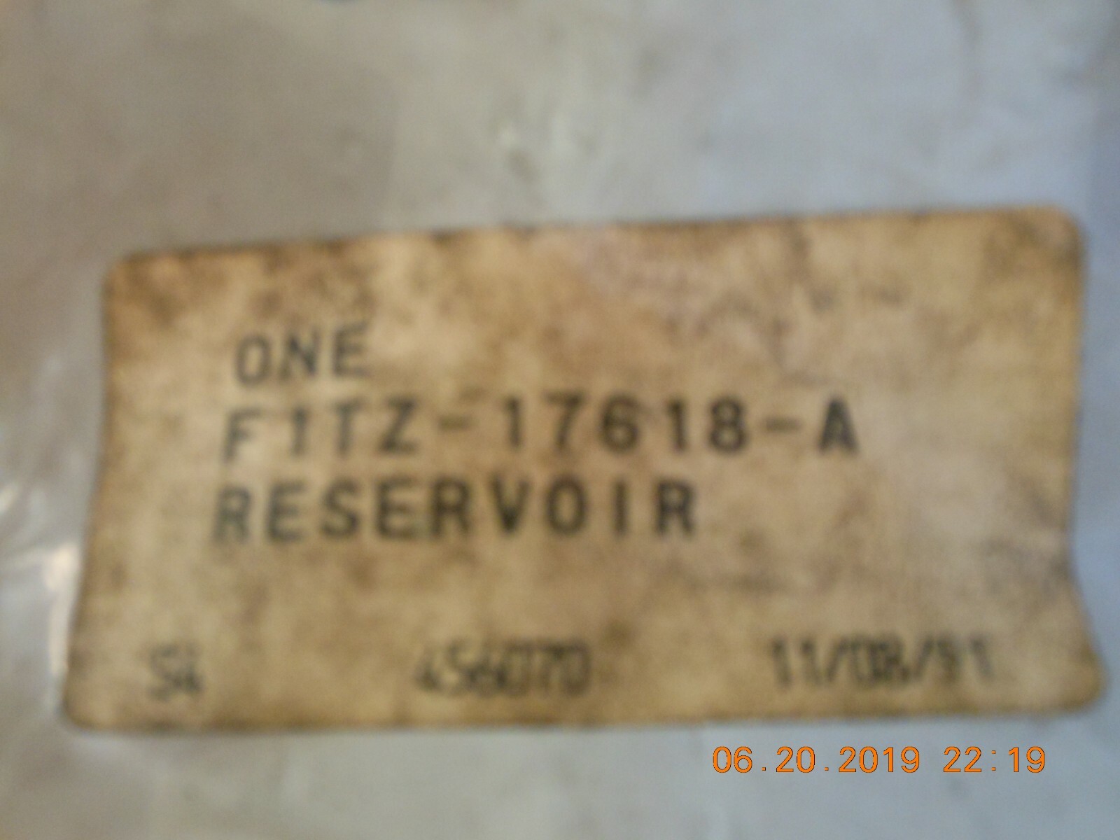 FORD WASHER RESERVOIR F1TZ-17618-A (CS603 DS560B3) | eBay